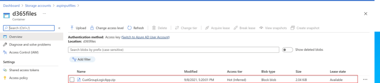 Use logic apps and Recurring Integrations API for exporting data ...