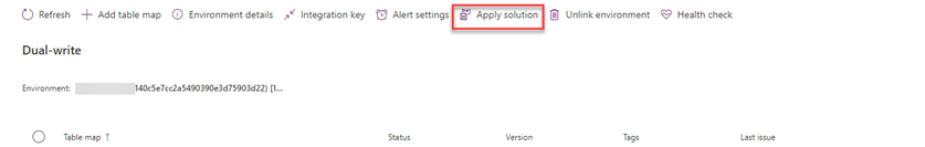 Installing dual write components and deployment of Projects operations ...