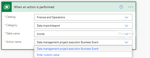 Using power platform integration capabilities in Finance and operations ...