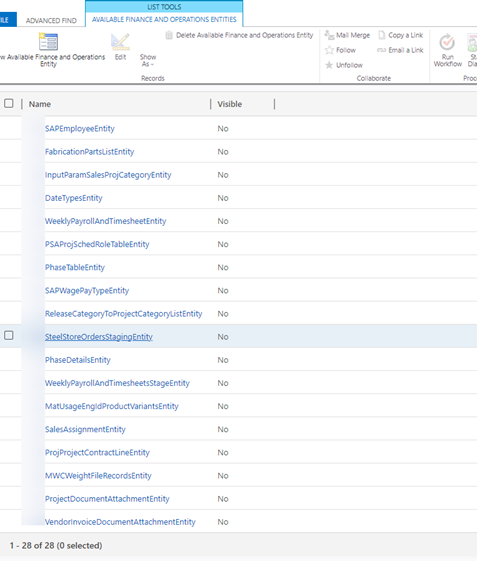 Accessing D365 FO entities in Dataverse to build power apps ...