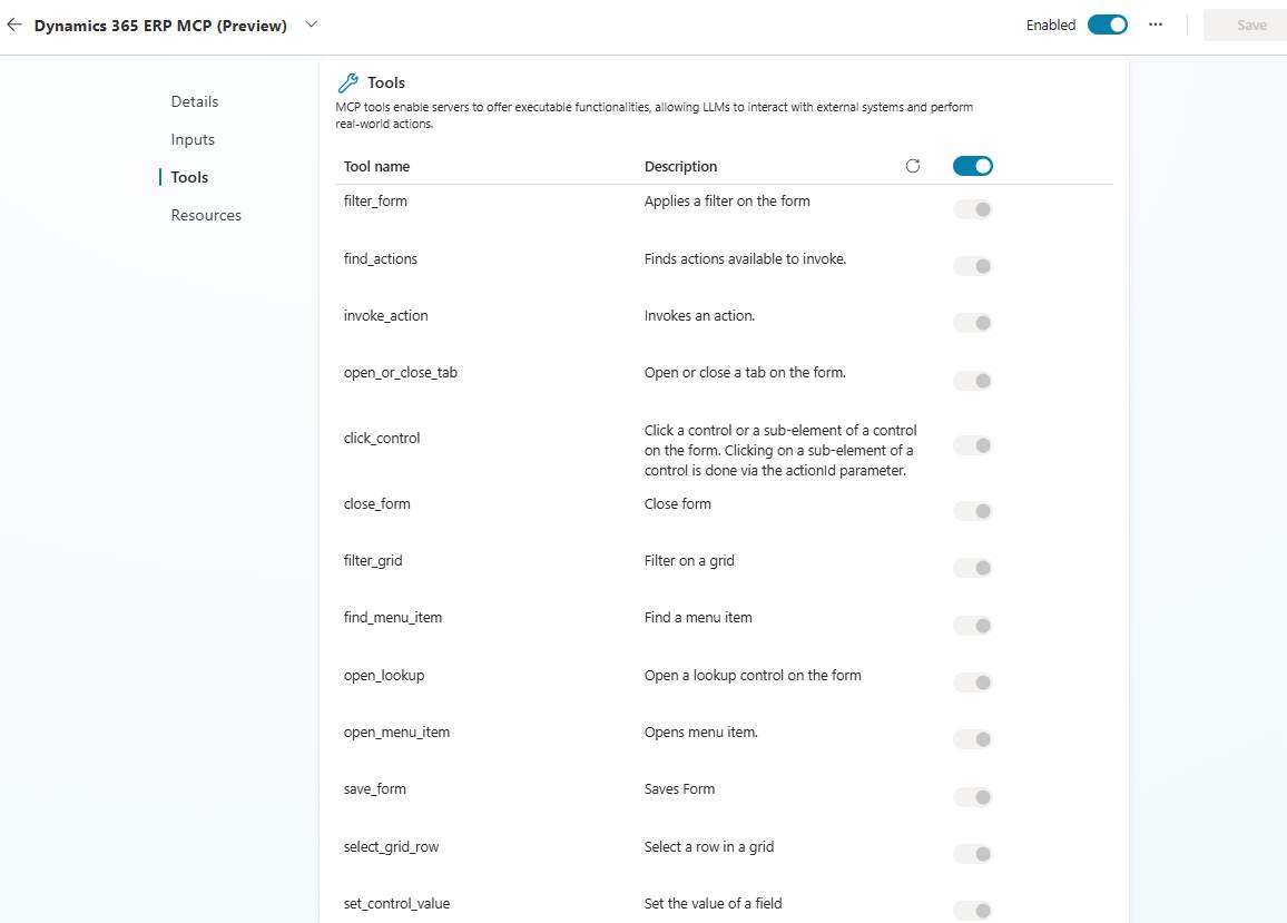 Enable and Configure new MCP server in Dynamics 365 for Finance and ...
